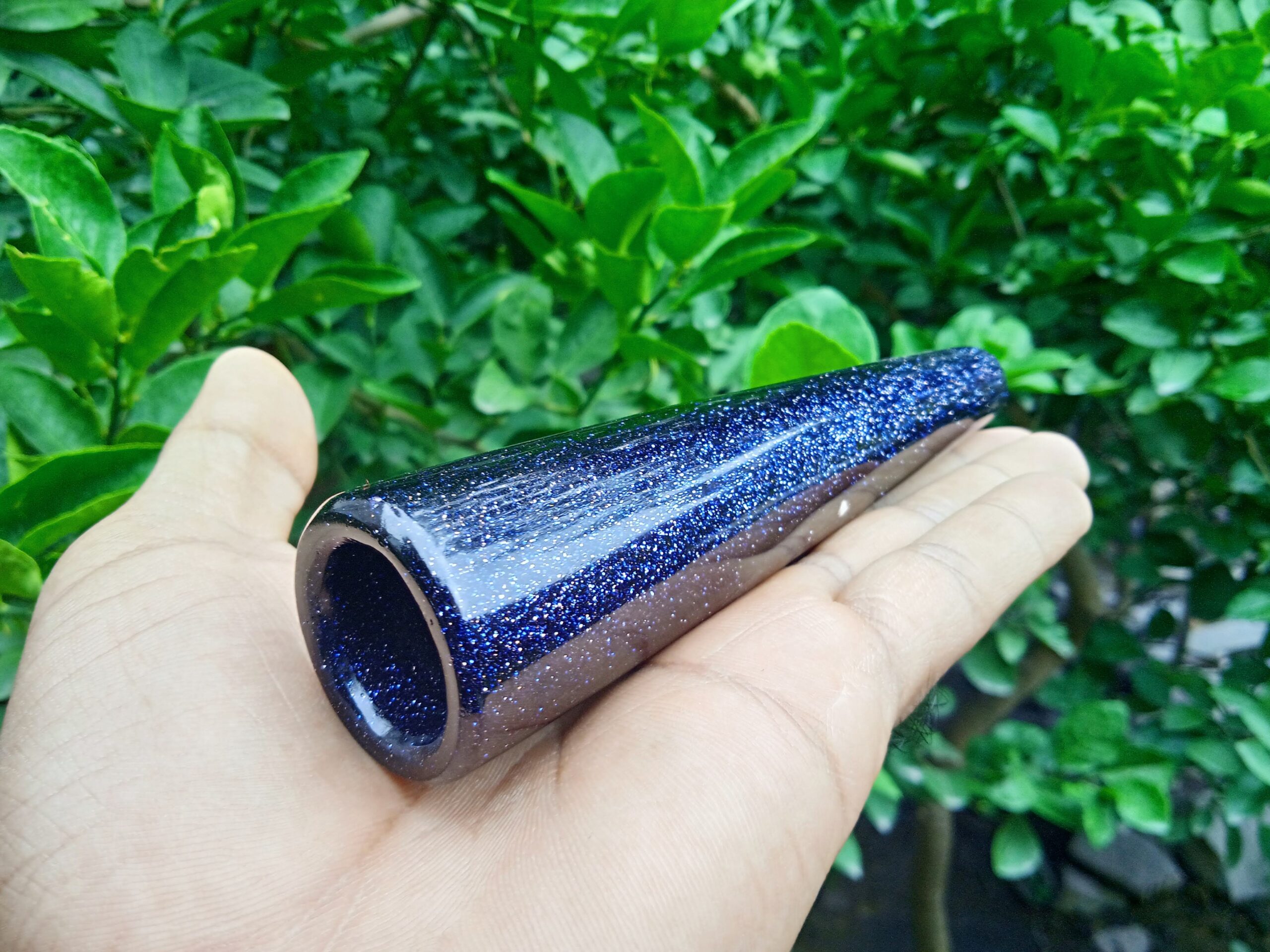 Stone Chillum Pipe